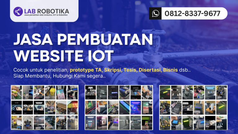 Jasa Pembuatan Website untuk project IoT - Labrobotika