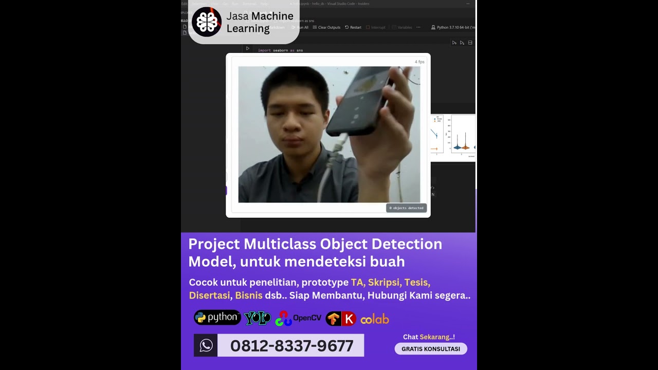 Jasa machine learning Project Multiclass Object Detection Model, untuk mendeteksi buah - Labrobotika